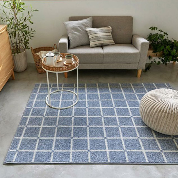 【送料無料】ラグ マット HOME RUG MAT 2024-2025 Othello/NO.134-76203 #3 ブルー ...